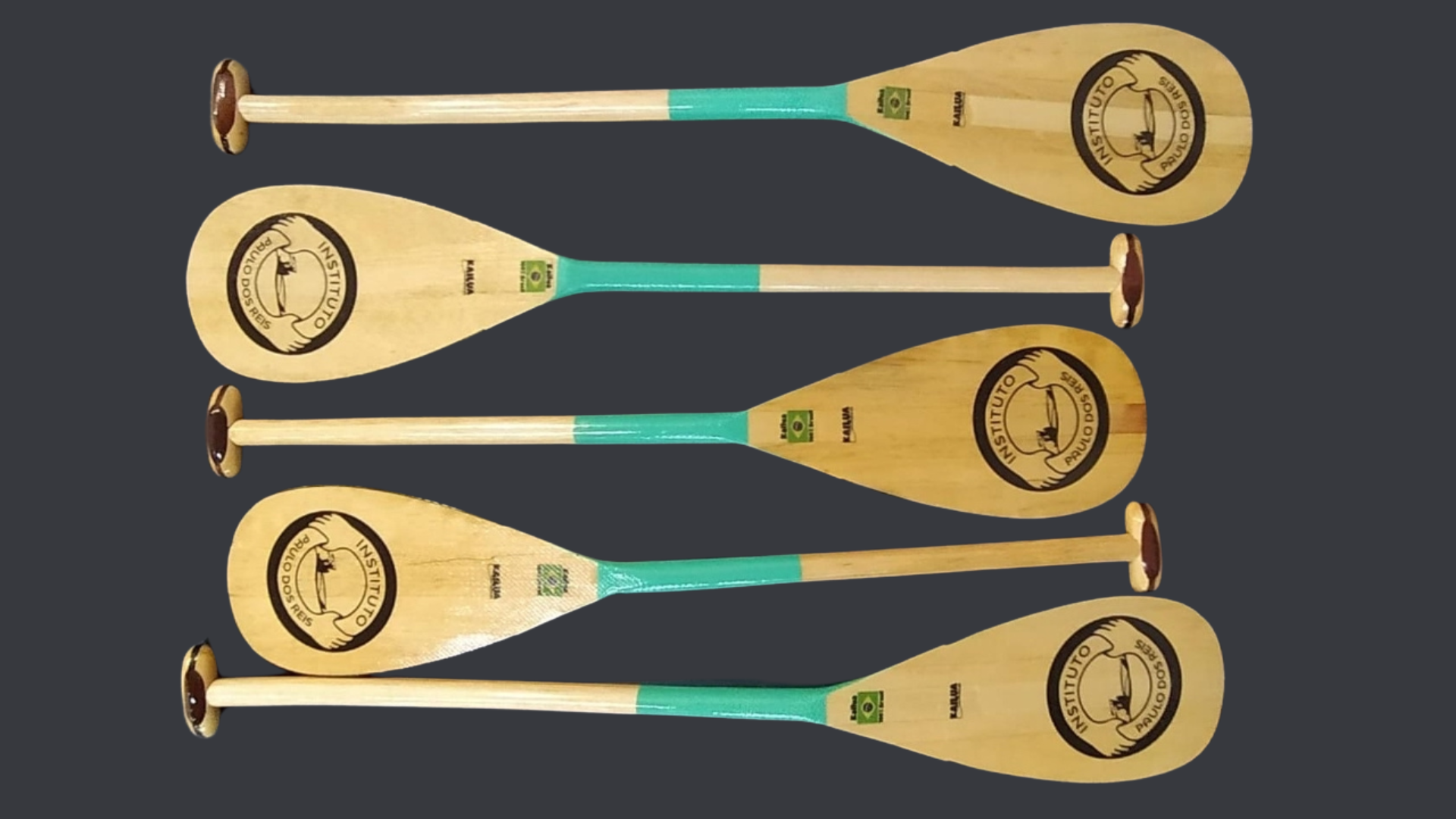 Remo canoa havaiana: remo em madeira com desenho personalizado para sua ...